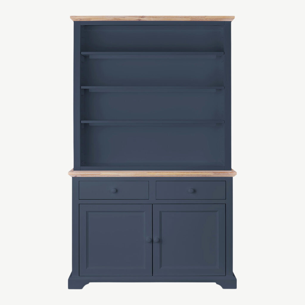 Florence Large Dresser with Shelving - Navy Blue | furniture.co.uk