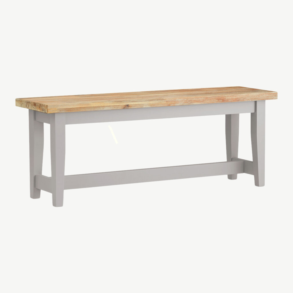Florence Truffle Kitchen and Dining Table Bench | 120cm | furniture.co.uk