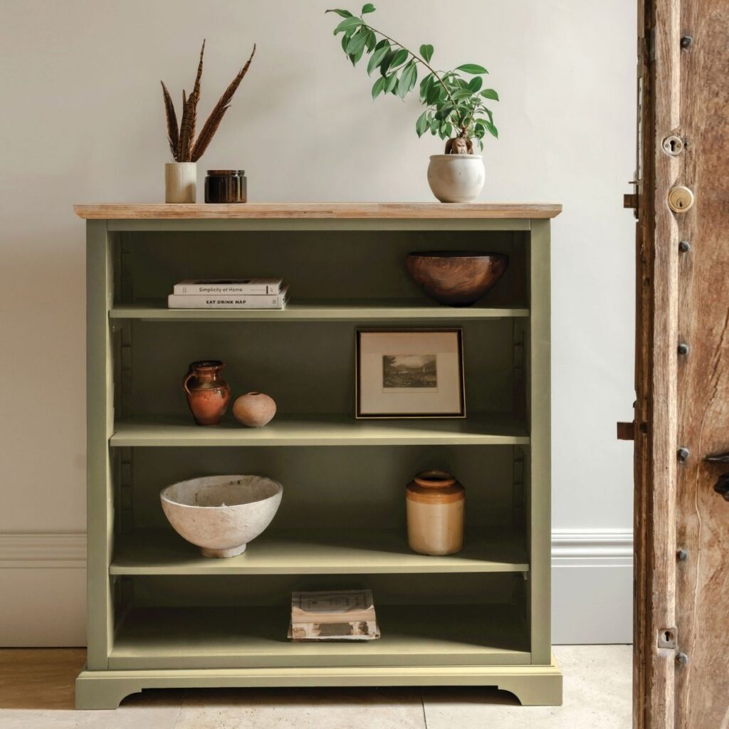 Florence Sage Green Bookcase | Bookshelf & Shelving Unit